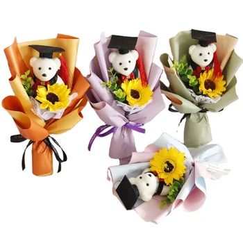 Custom Plush Animals 2024 Classmates Graduation Gift Mini Plush Dr Bear ...