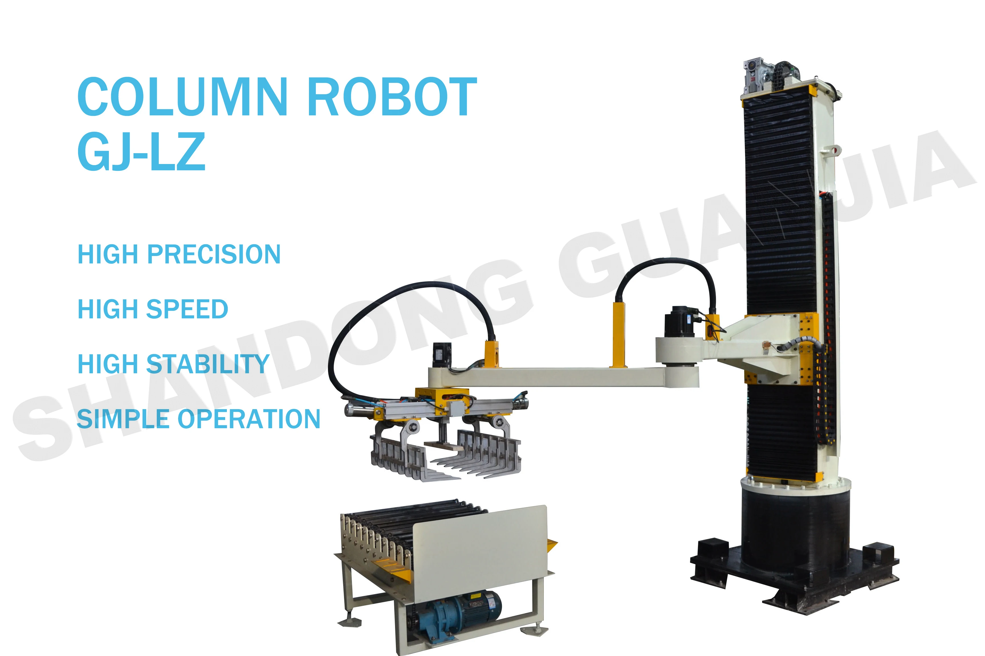 Automatic Intelligent Robot Arm Single Column Palletizer Arm Grain ...