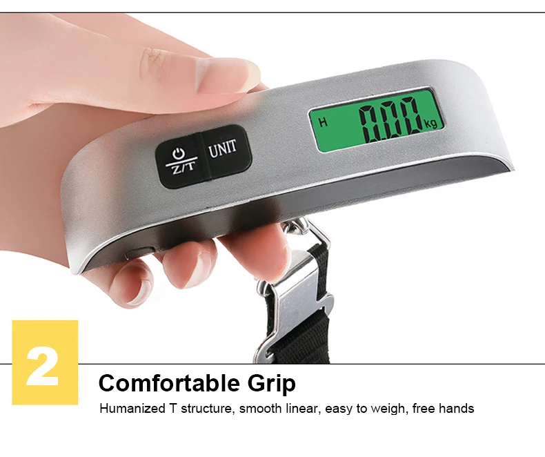 50kg Basculas Digital Weighing Weight Smart Scales Mini Luggage Scale ...