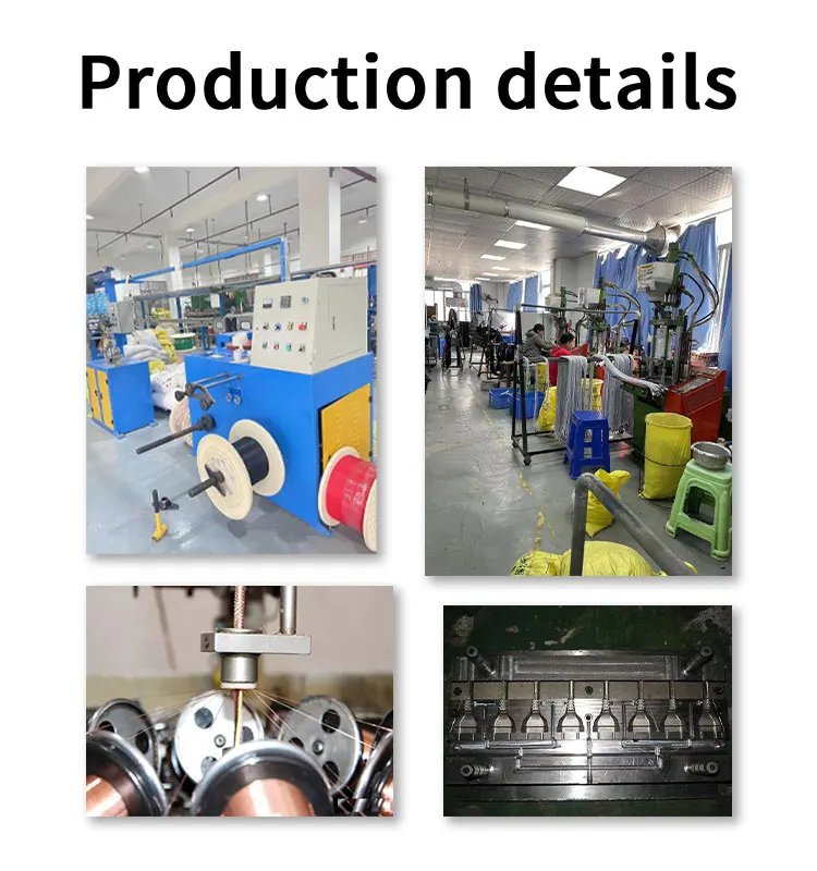 1.5m Iec Nema Pvc Material 99.99% Copper 5ft Black White Power For ...