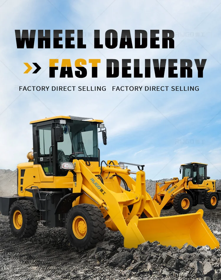 2 Ton Wheel Loader Front End Loader With Various Attachments - Buy ...