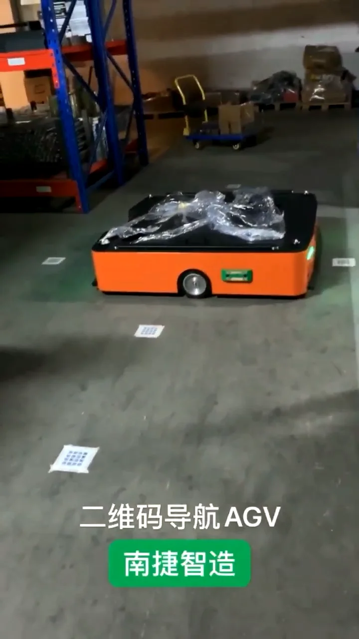 New Design Intelligent Qr Code Navigation Material Handling Warehouse Robot Automated Guided ...