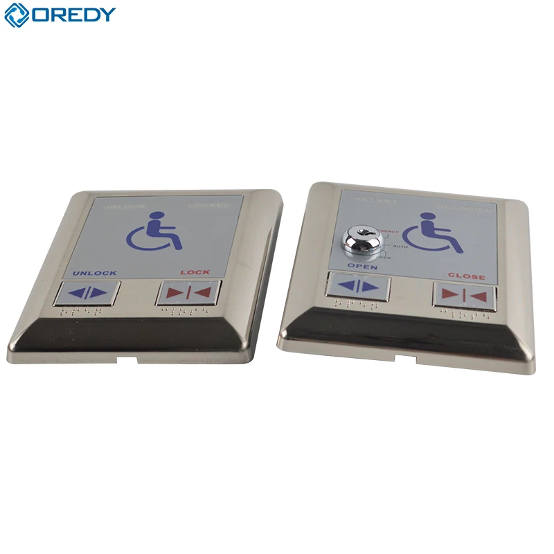 Automatic Door Access Control Washroom Toilet Entrance And Exit Push ...