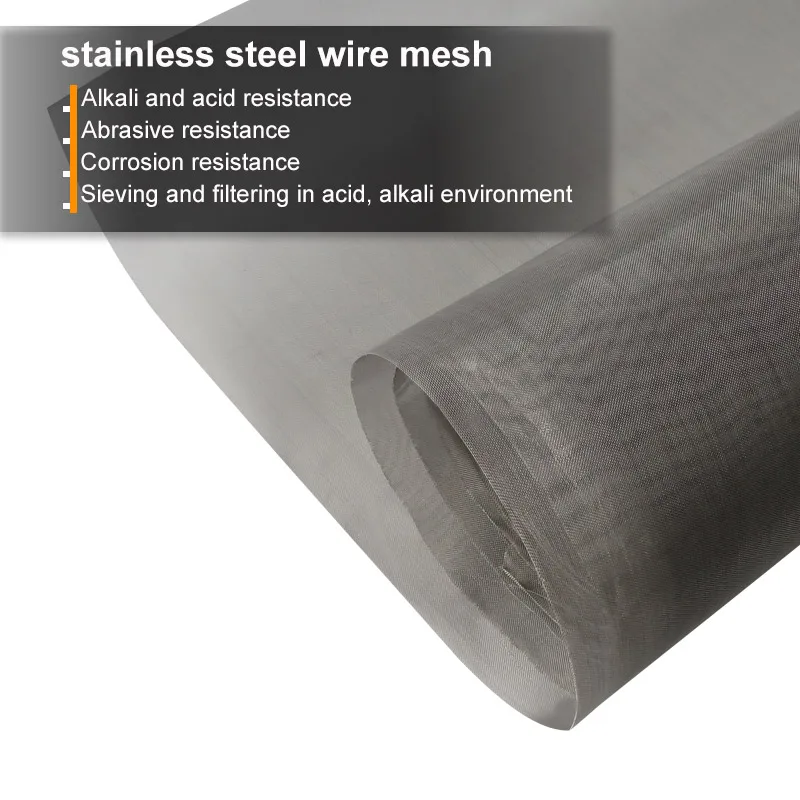 60 80 100 Mesh Stainless Steel Wire Mesh - Durable Filters