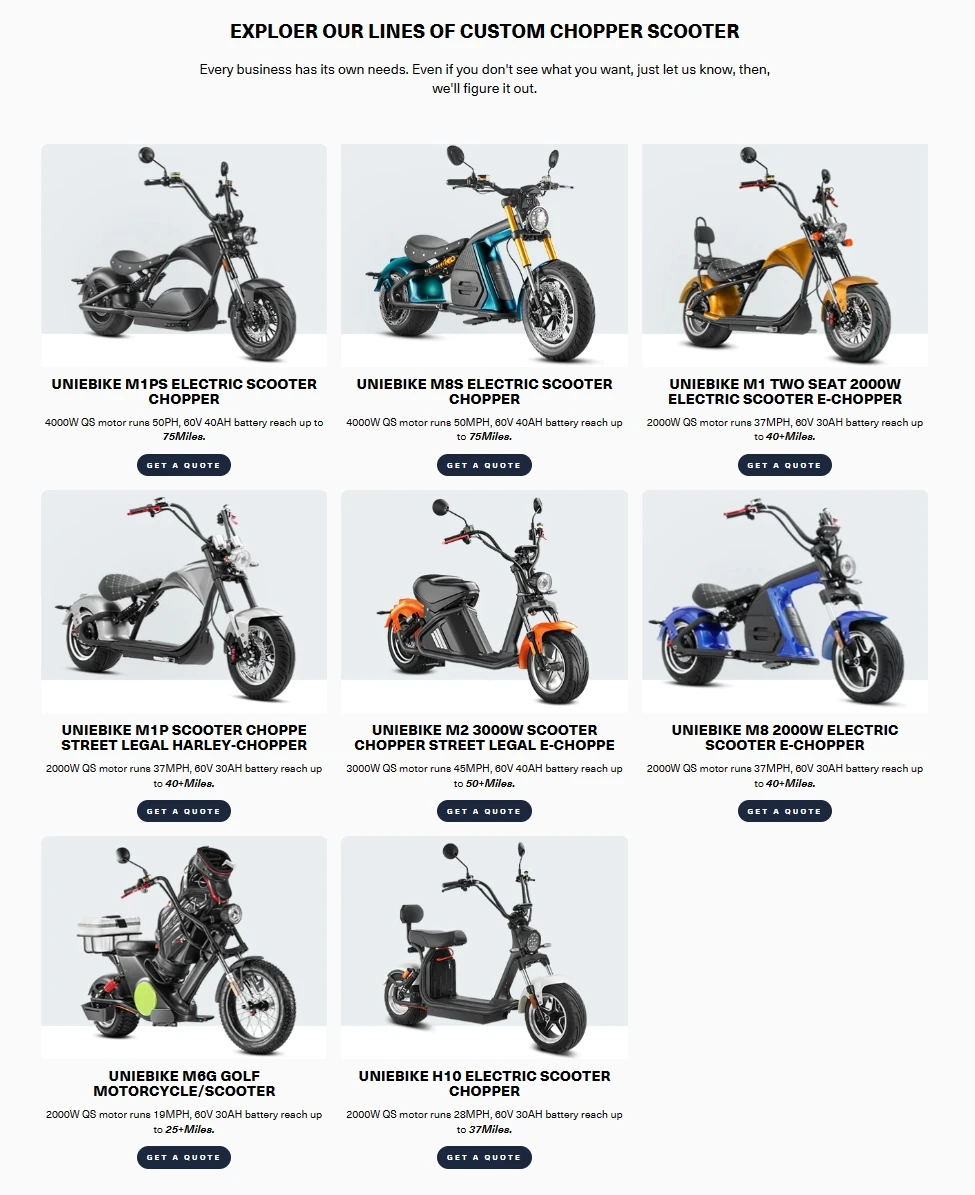 UNIEBIKE Eahora M1P Pro 4000w Electric Motorbike for Adults