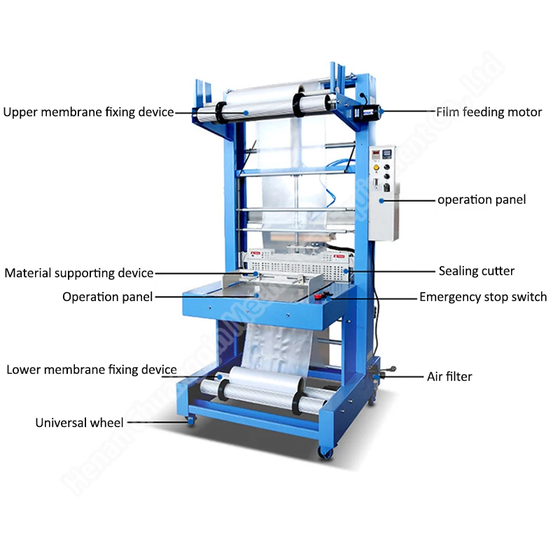 Brand New Pe Film Cuff Type Pet Plastic Wrapping Machine Shrink Wrap ...