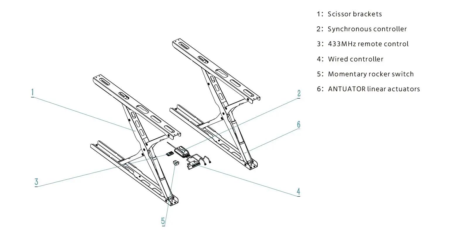 Cartuator Electric Roof Lift System P04 Is Designed For Caravans And ...