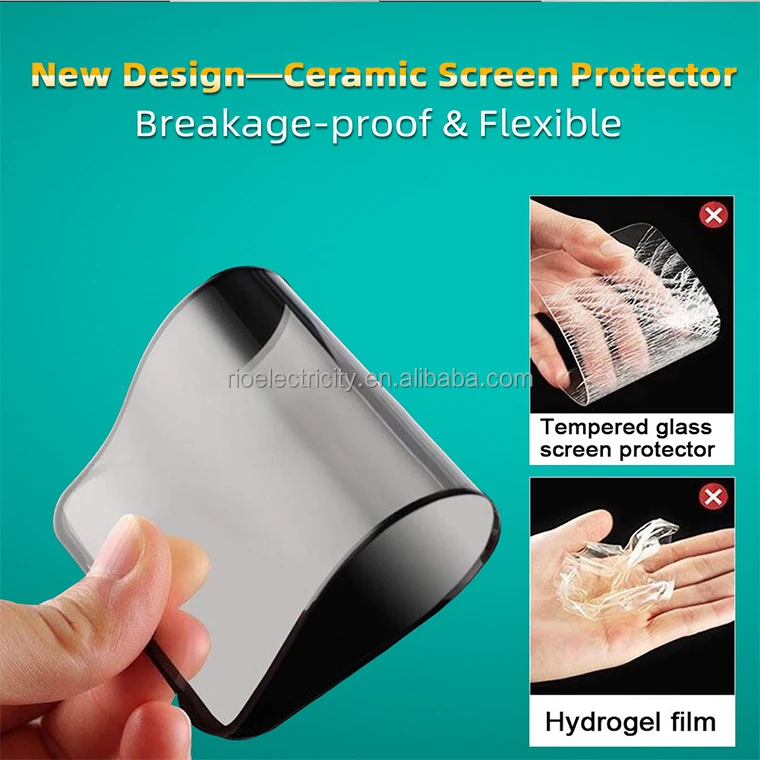 21D Shatter-Proof Ultra Thin Ceramic Tempered Glass for Iphone 13