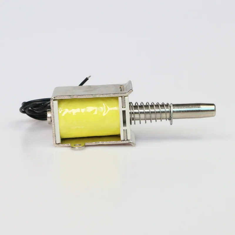 Push-pull Mini Solenoid Electromagnet Lightweight Dc 12 Volt 24v Ajk ...