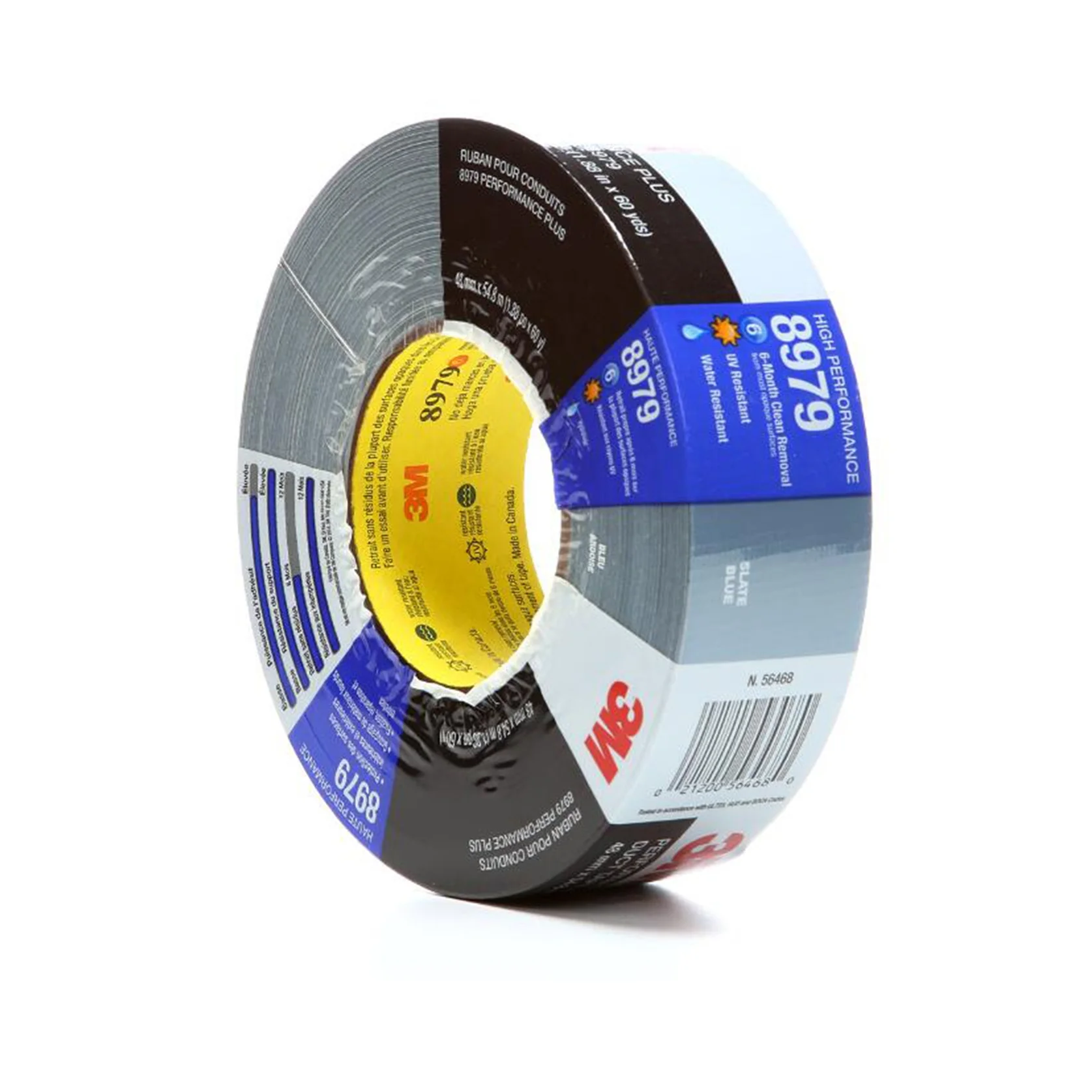 3M Performance Plus Duct Tape 8979 - Clean Removal for 6 Months