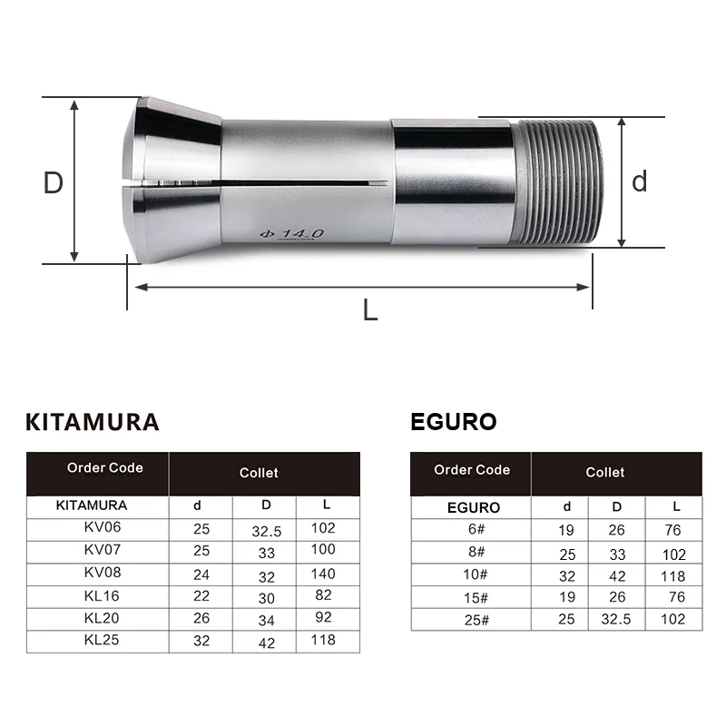 Kitamura Collet Spring Steel Machine Tool - High Reliability