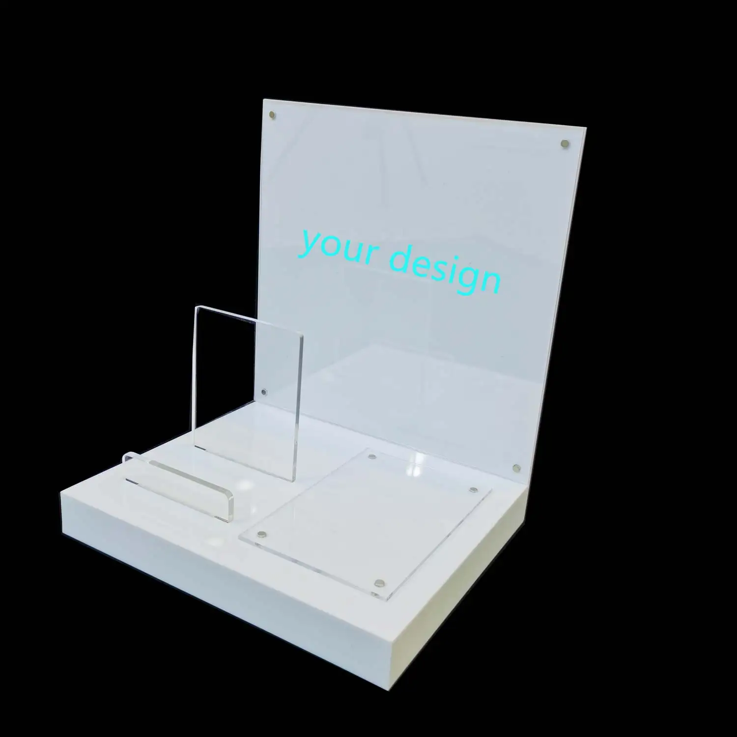 Custom Acrylic Display Rack Detachable Display Stand Cosmetic Mobile ...
