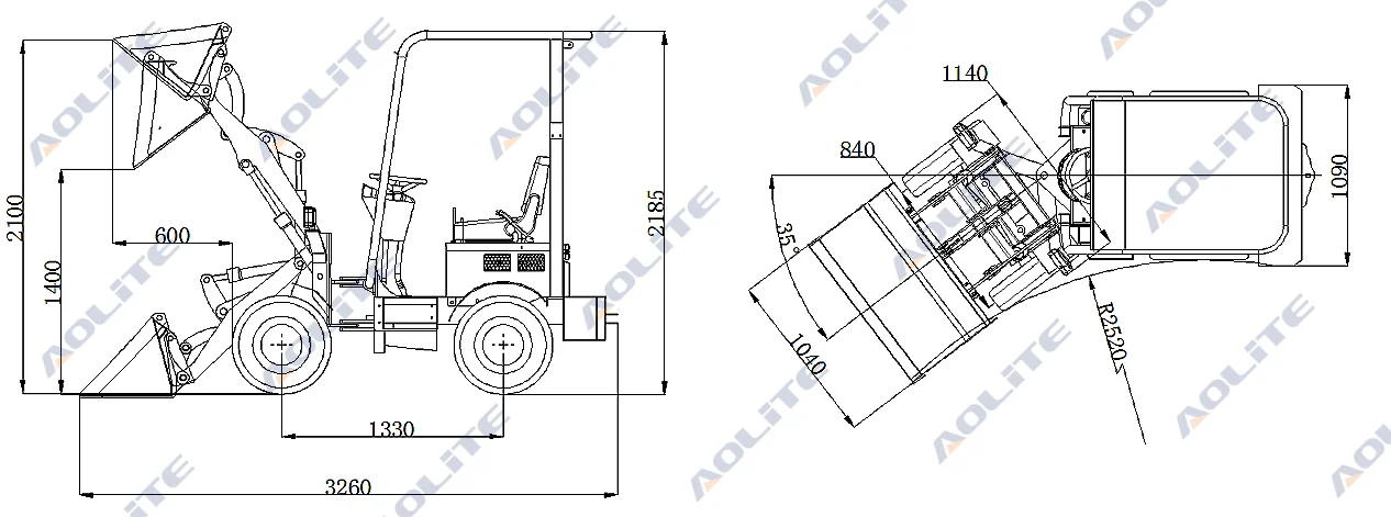 AOLITE E604 Electric Mini Loader - High Efficiency & Eco