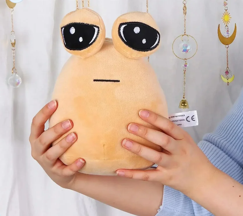 Alien Pou Plush Big Eye Alien Stuffed Animal Doll Kids Gift Children's ...