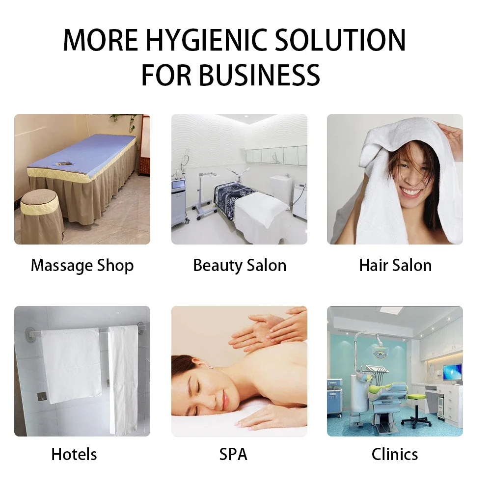 Wholesale Custom Salon Disposable Compressed Bath Non Woven Bamboo ...