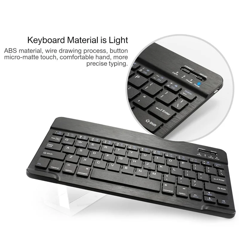 New Russian Spanish Korean Arabic Bt Wireless Touchpad Keyboard Case ...