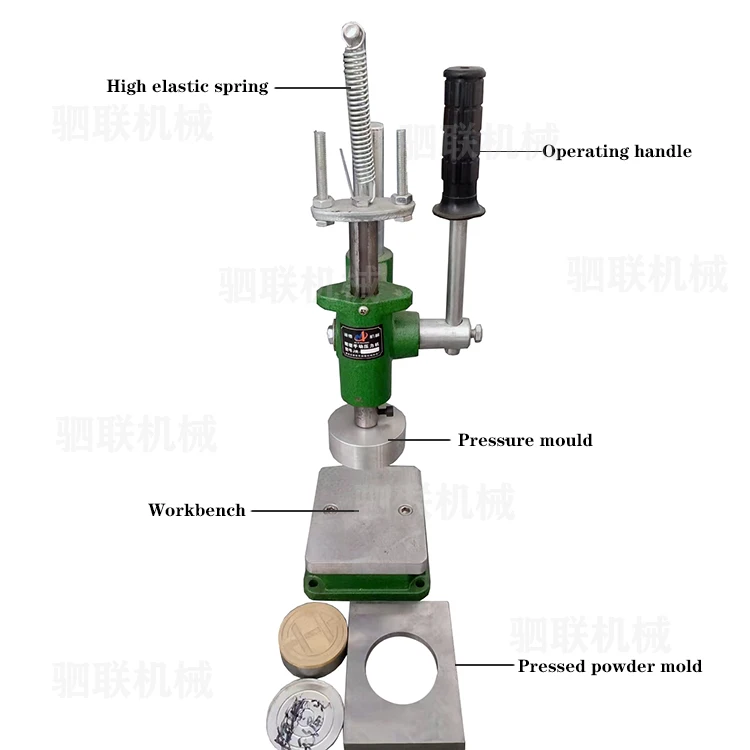 Manual Cosmetic Powder Compact Eye Shadow Pressing Machine - Buy Manual ...