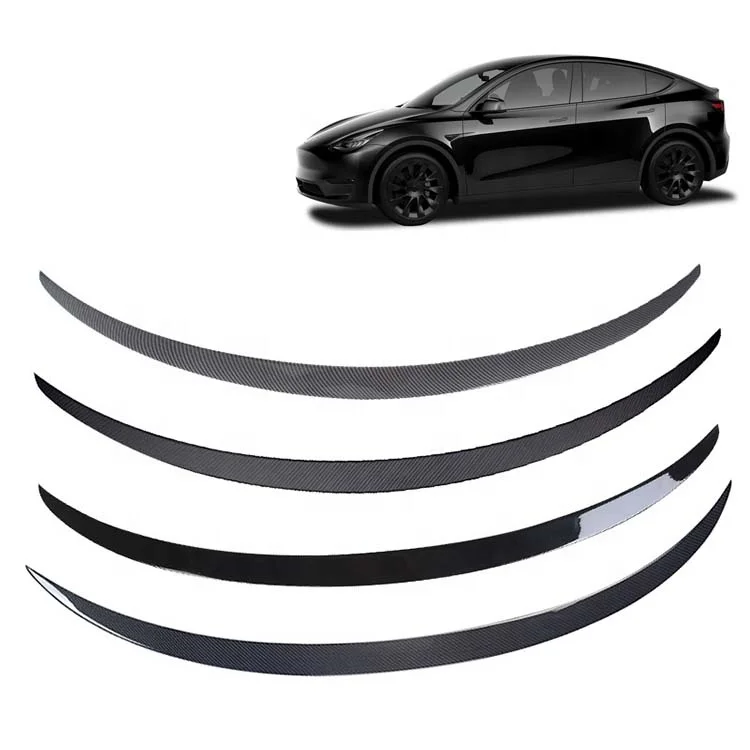 Creease 2022 Factory Abs Carbon Fiber Style Trunk Tail Car Spoilers ...