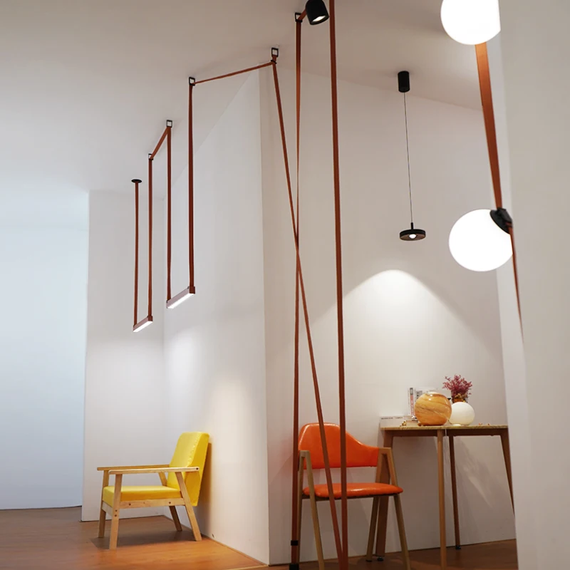 Modern 24V DC Indoor LED Linear Flexible Belt Track Light