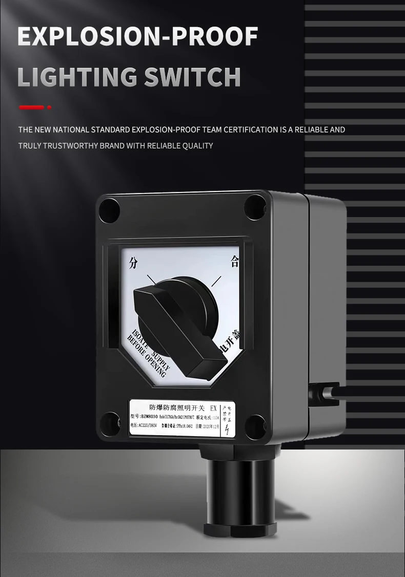Explosion-proof Switch 220v 10a Explosion Proof Waterproof Plastic ...