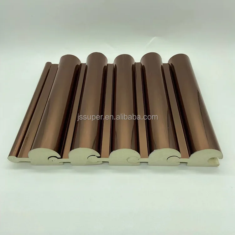 Curved Design WPC Indoor Flexible Flutted Wall Panel| Alibaba.com