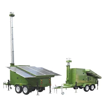 Mobile Solar Energy System Electricity Generation Trailer with ...