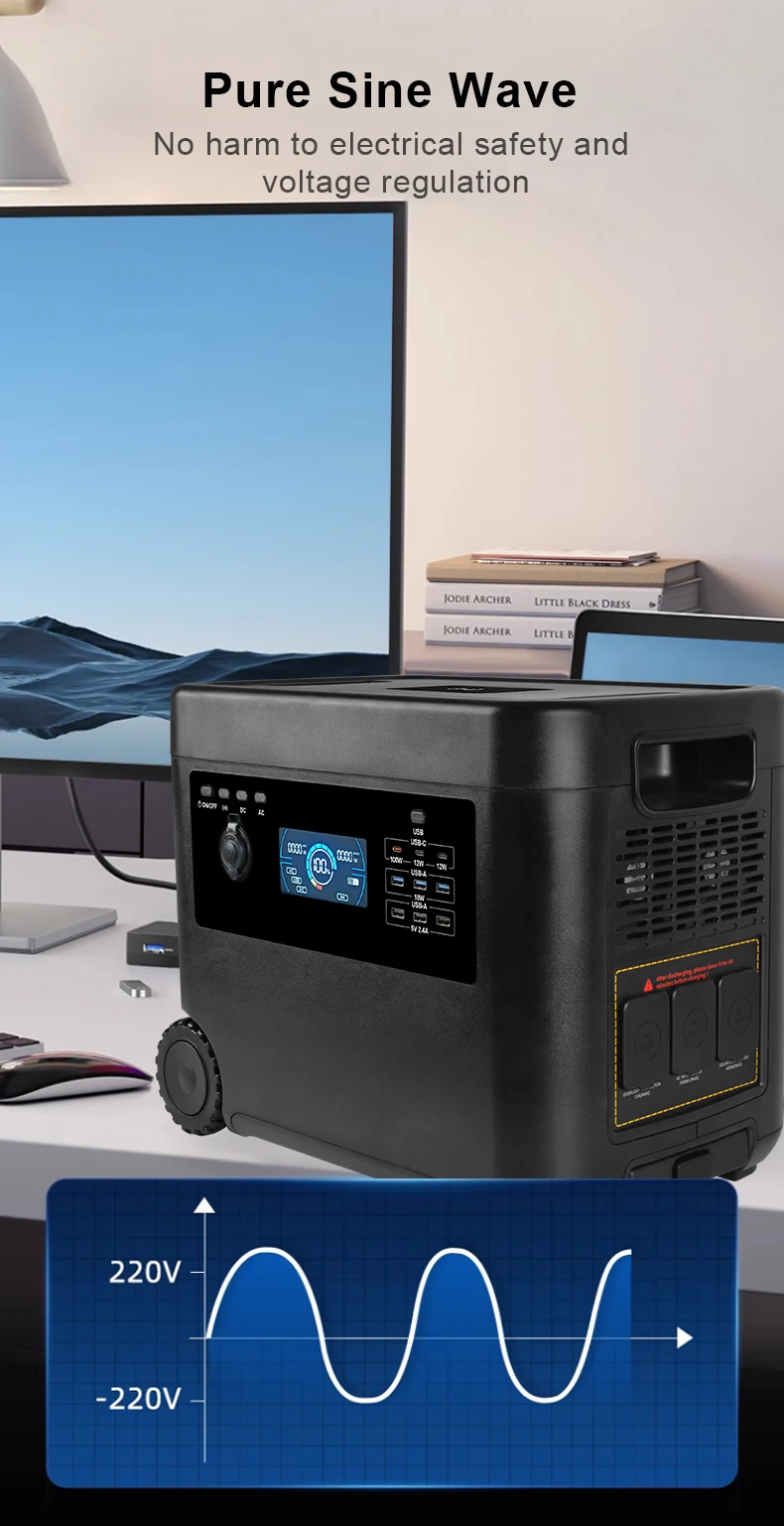 3000W Solar Generator - Reliable Power for Commercial Use