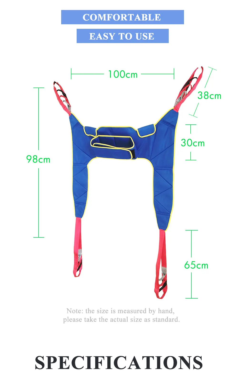Patient Transfer Lift - Full Body Mesh Sling from Buyhao