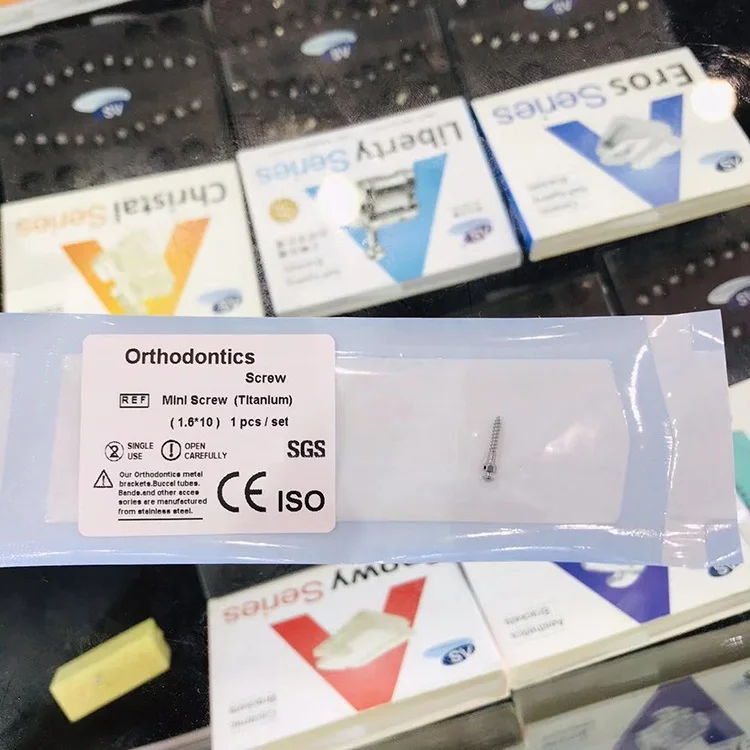 As Dental Micro Screw Orthodontic Screw Titanium Retaiiner Screw ...