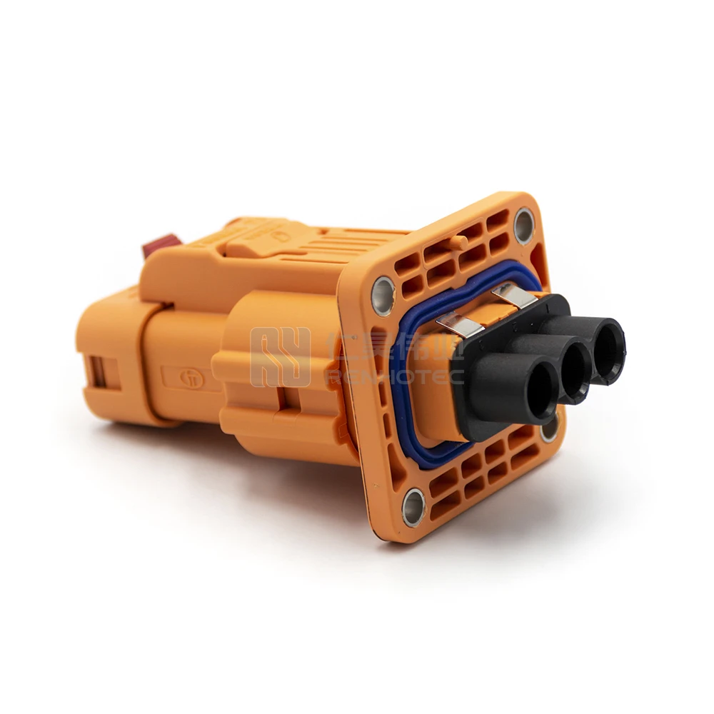 Ip67 Ev Hvil High Voltage Crimp 4pin Connectors 20a 32a Power 4holes ...
