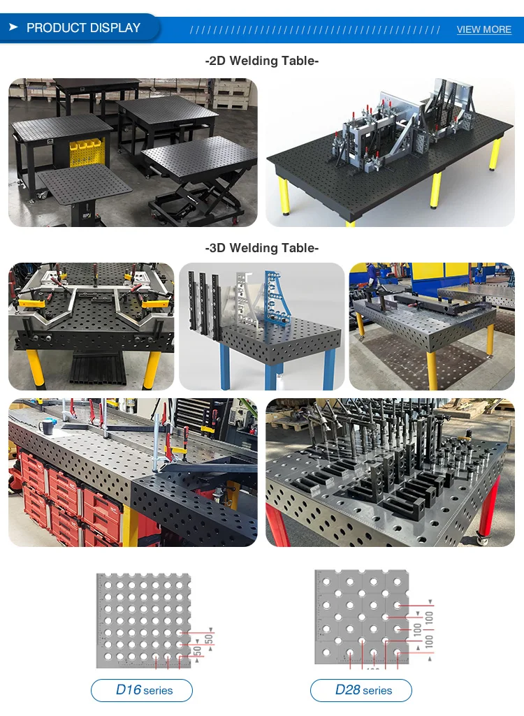 Heavy Duty 3D Flexible Welding Table - Precision and Durability