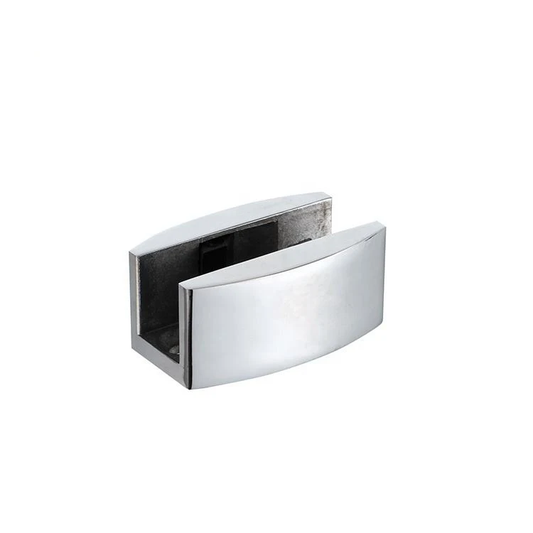 Safety Heavy Duty Glass Sliding Door System Round Pipe Shower Frameless Sliding Doors Hardware ...