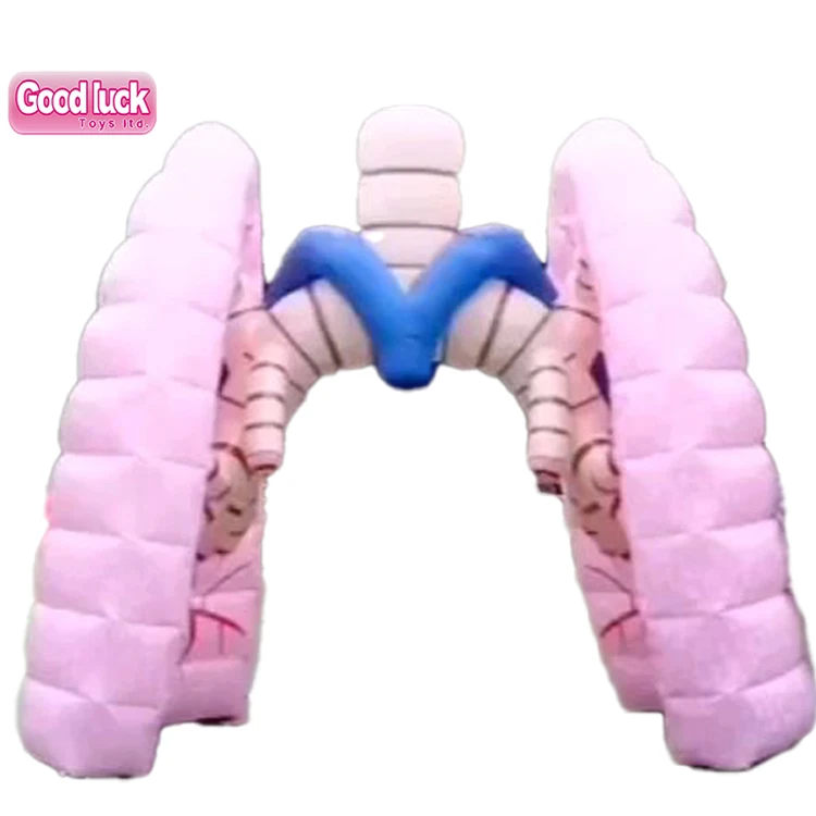 Giant PVC Inflatable Lungs - Lifelike Lung Tube Model Balloon