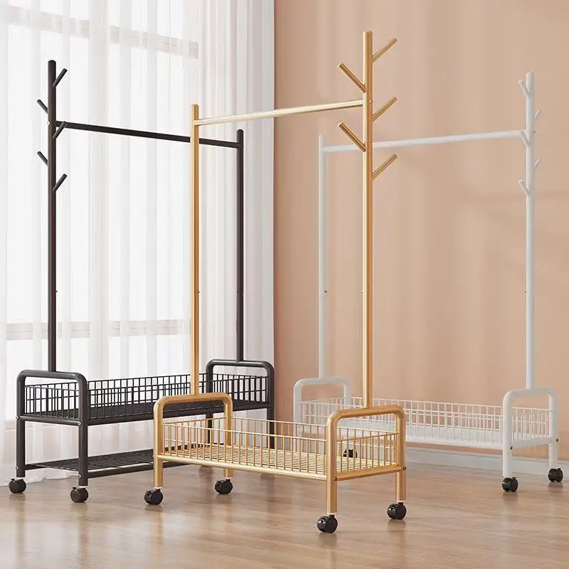 Simple Clothes Hanger Floor Coat Rack - Multi-functional