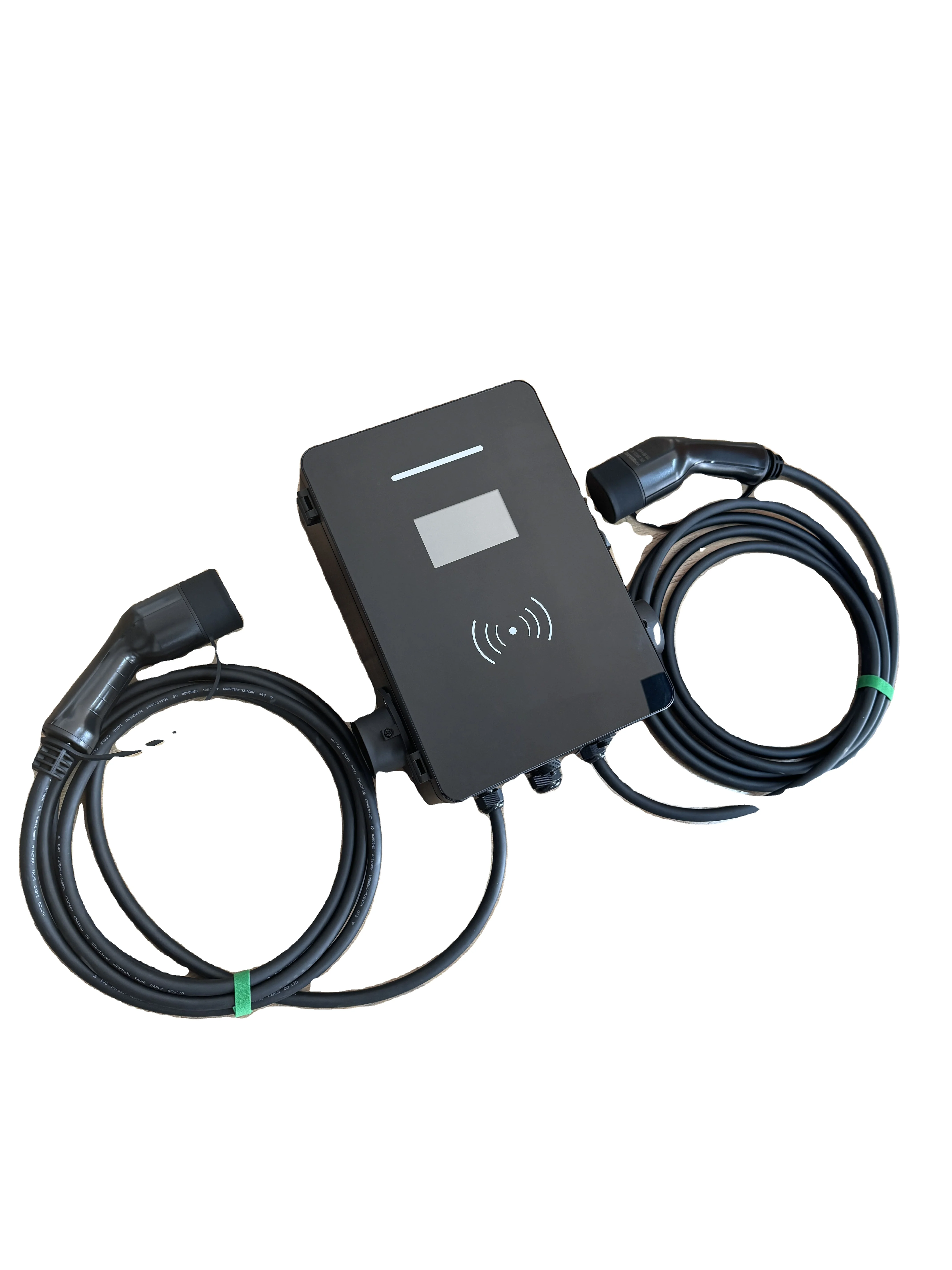 Commercial Ocpp Mennekes 32A 3 Phase 14kw 22kw 44kw Double Gun Wallbox Fast Electric Charging EV ...