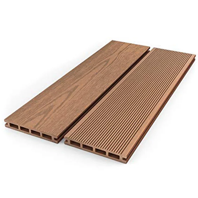 Custom Interlock Wpc outdoor Decking 3D embossing wood grain Composite ...