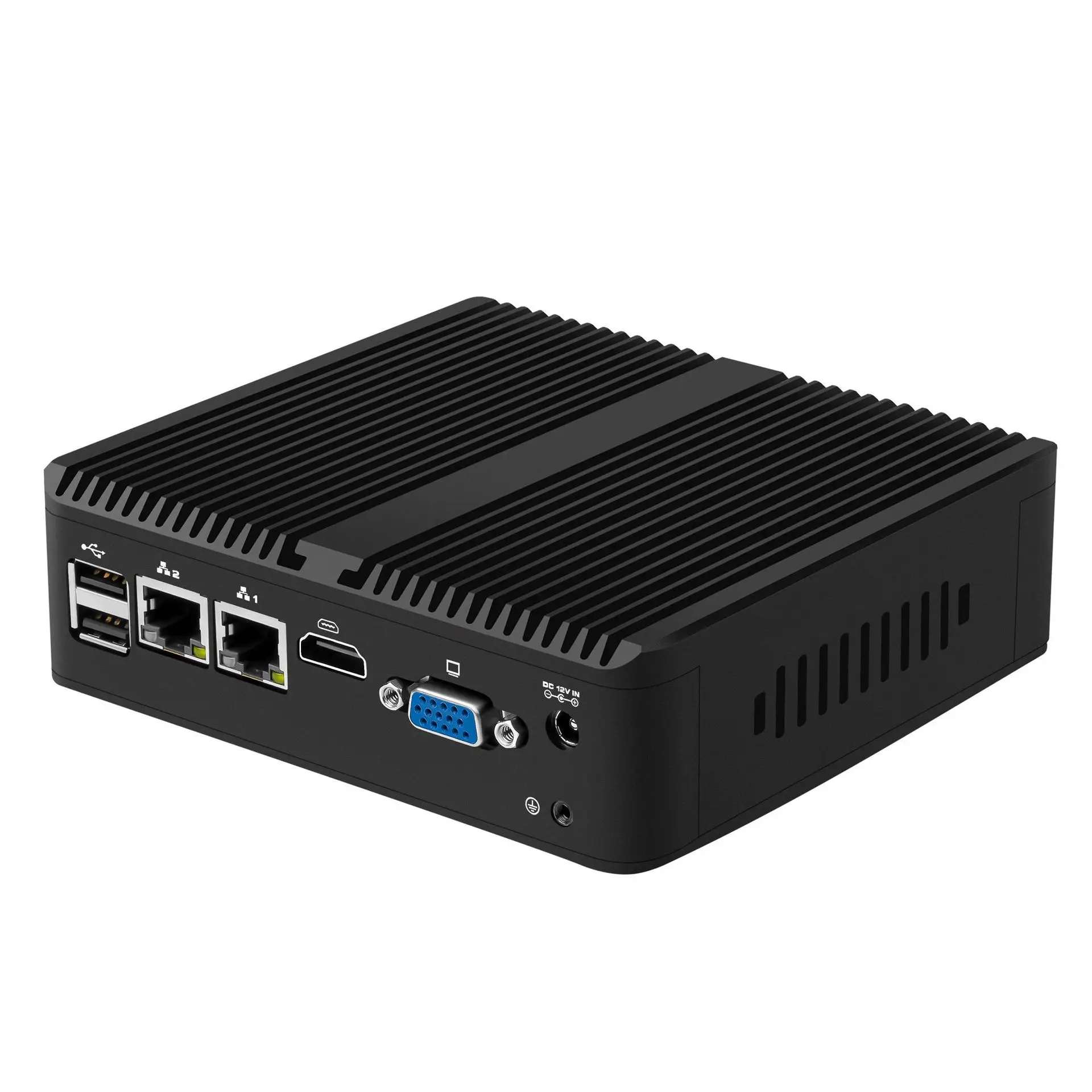 Fanless Intel Celeron N2840 Mini Barebone PC for Monitor
