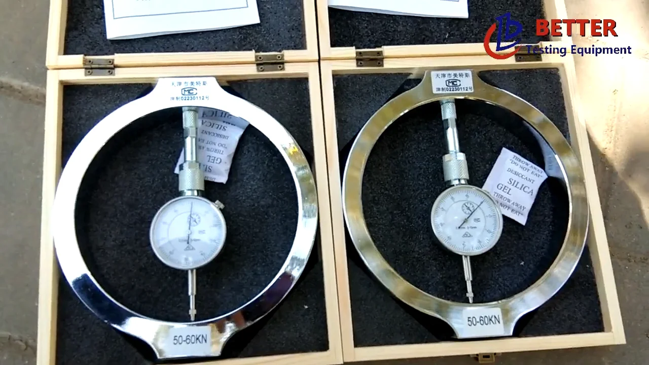 Proving Ring With Dial Gauge Field Strength Cbr Machine Test - Buy ...