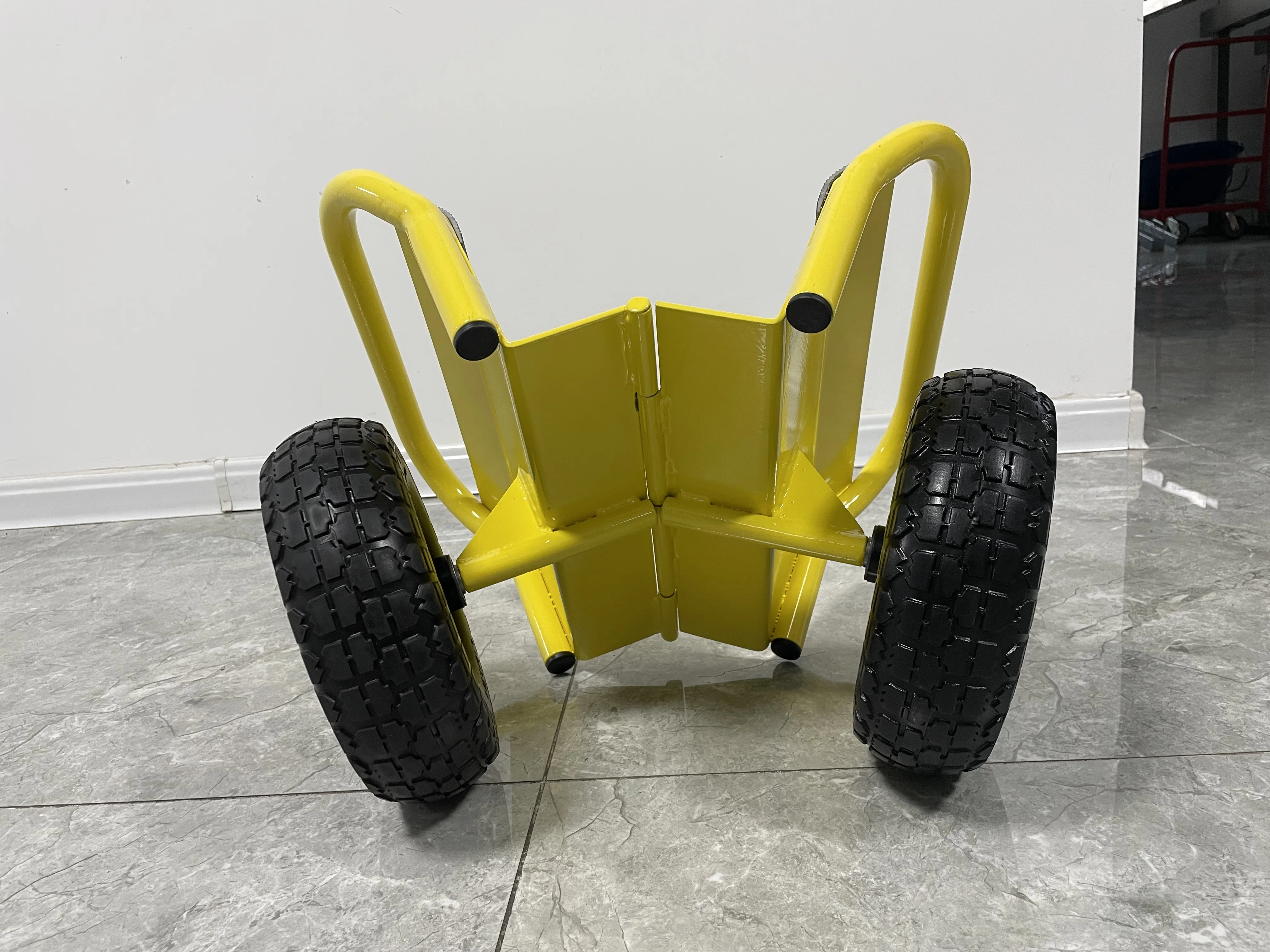 Auto-clamp Heavy Duty Panel Dolly Slab Dolly 10" Solid Rubber Tires ...