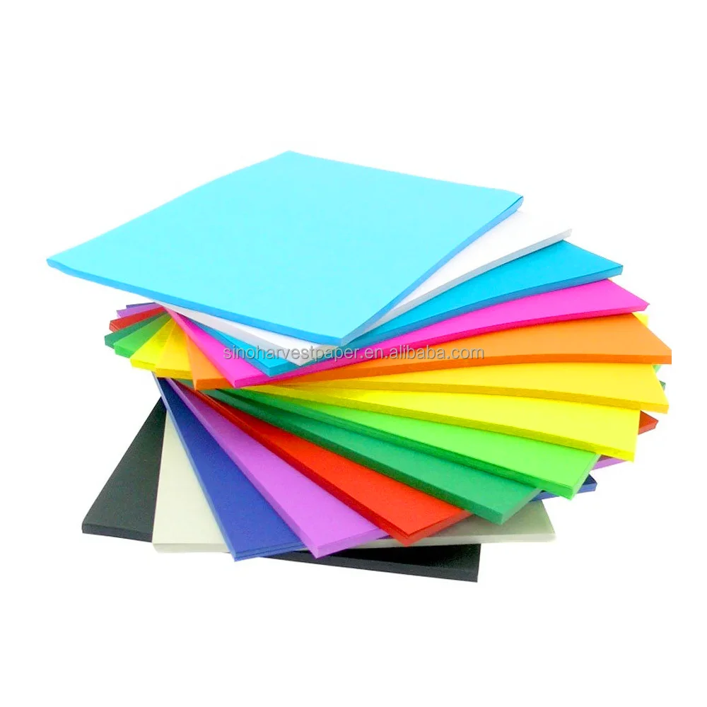 Custom Printing Cardboard Cardstock Cards Construction Hard Colorful A4 ...