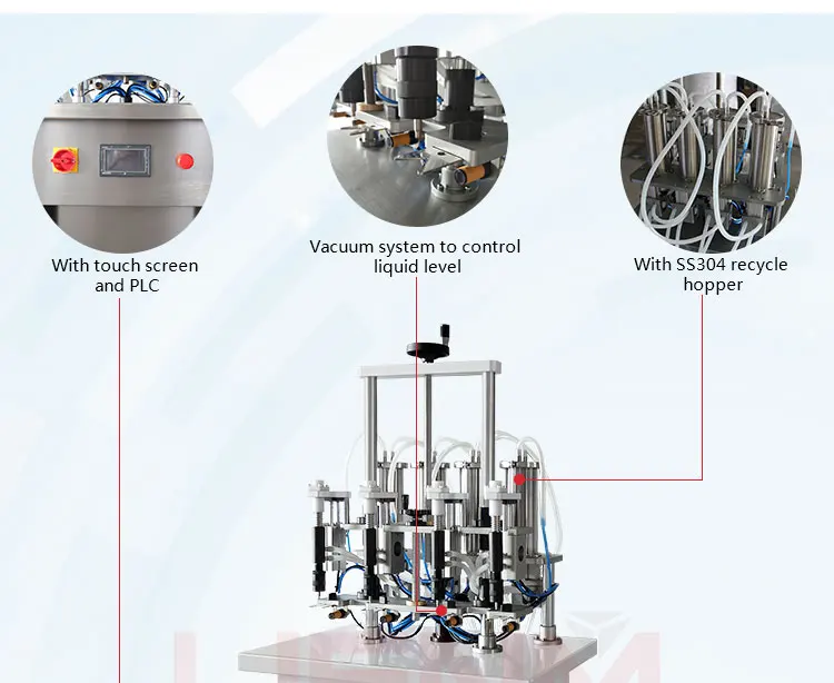 4 Head Semi-Auto Perfume Packing Machine - Efficient & Reliable