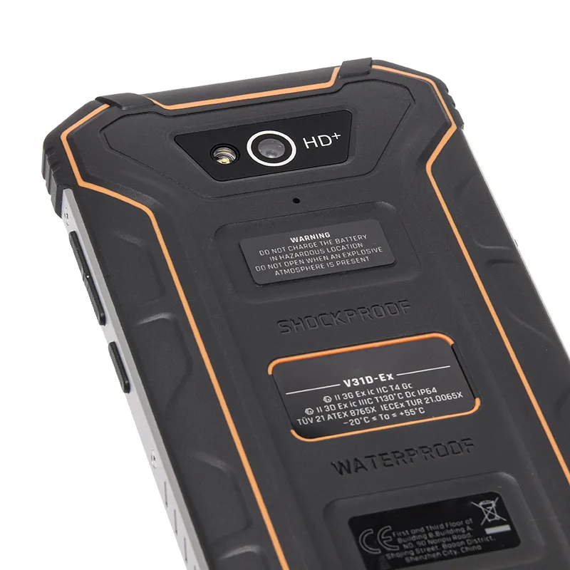 V31D-EX ATEX IECEX Explosion Proof Rugged Android Smartphone - IP68 ...