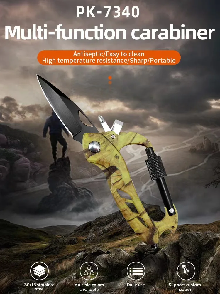 Changlin Outdoor Carabiner Knife Set - Model 7340 EDC Gear