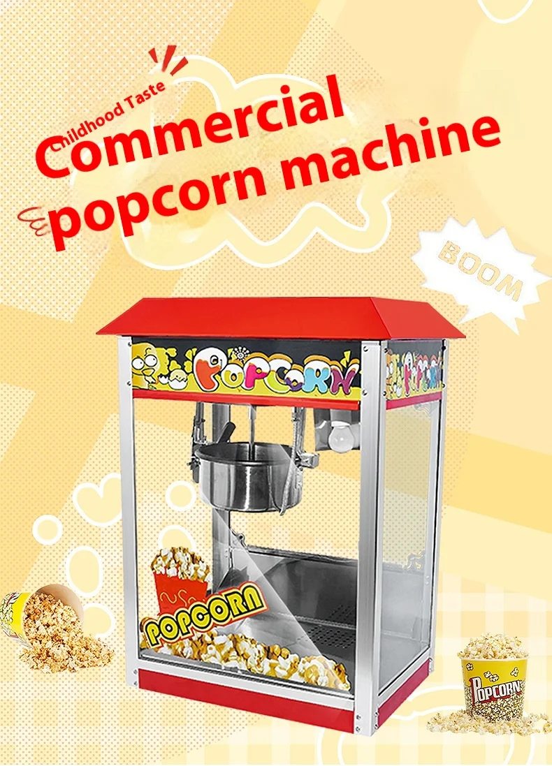 Efficient Popcorn Machine - High Productivity & Easy Operation