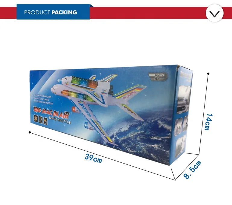 Electric Universal Double-decker Aircraft Model Plane With Colorful 3d ...