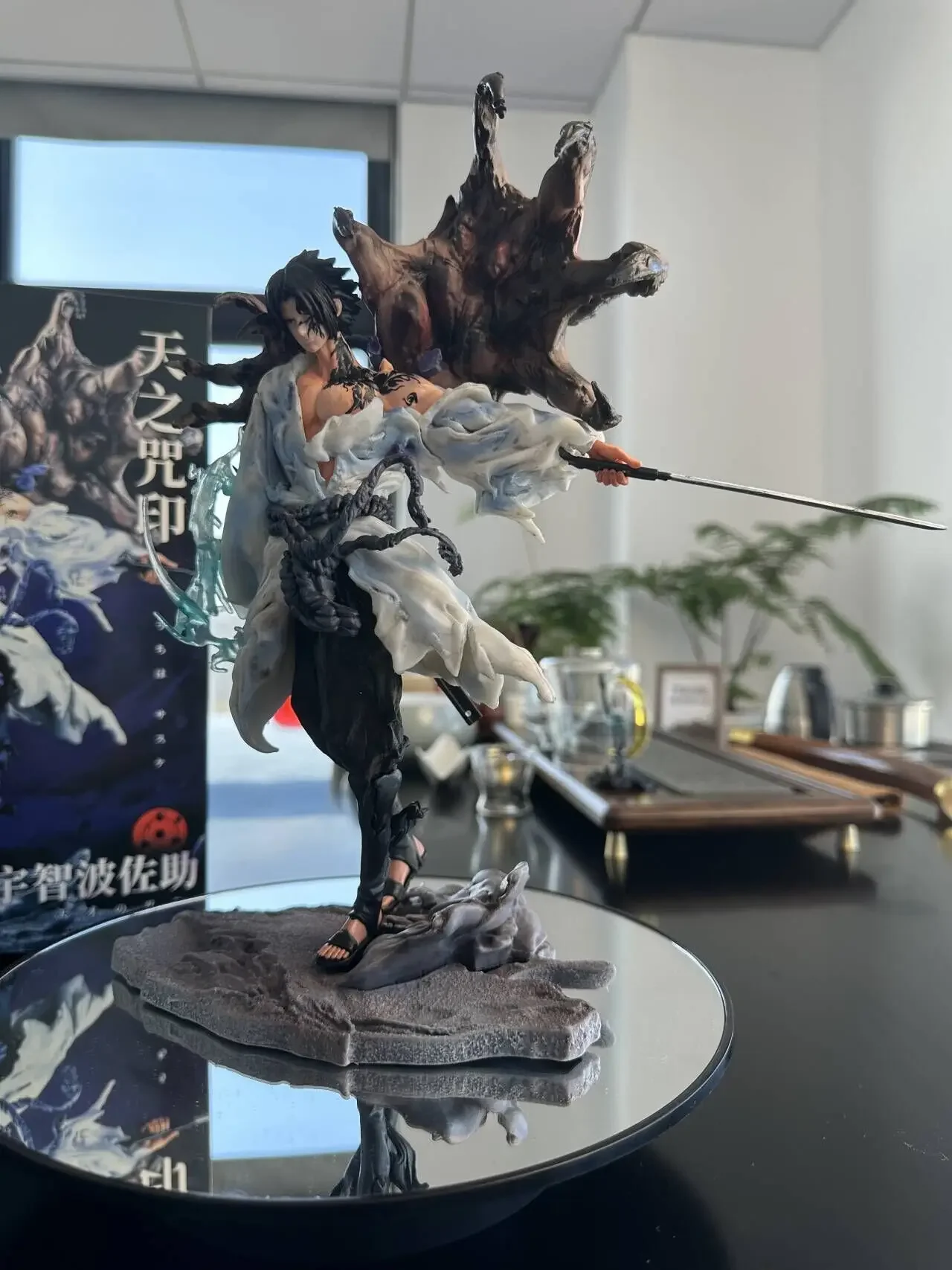 Hatake Kakashi Uchiha Obito Sasuke Itachi Model Doll Fighting Posture ...