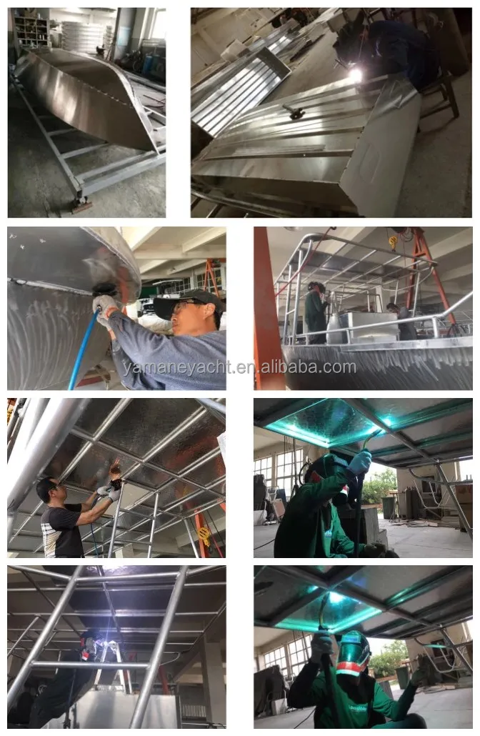 Yamane Yacht 30ft Pilot Boat Yellow Color Welded Aluminum Cabin Signal ...