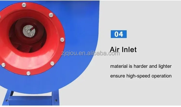 4-72A 380V Cast Iron Centrifugal Fans Ventilation Induced Draft Fan ...