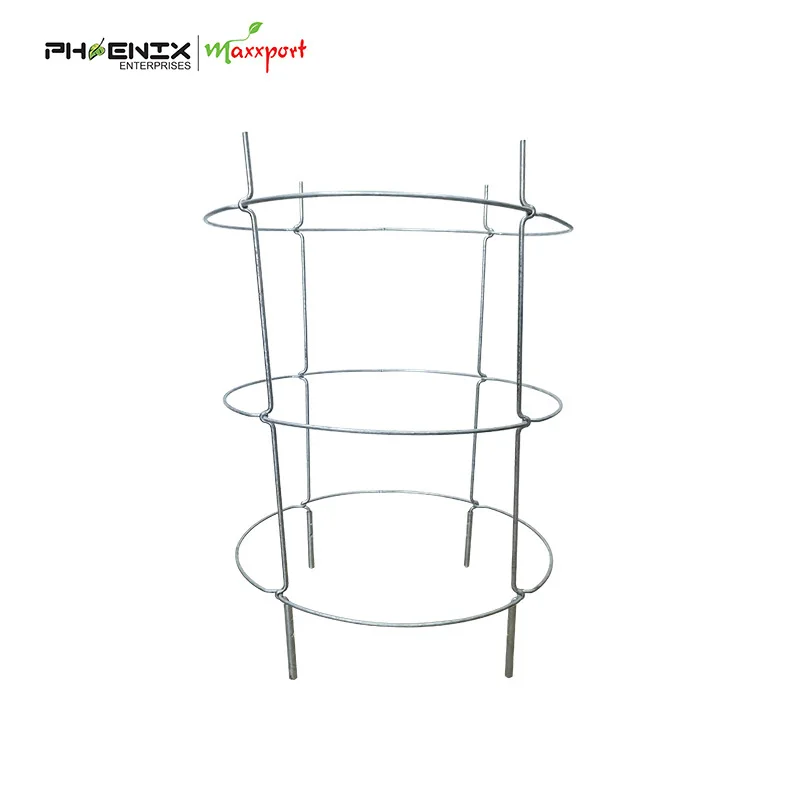 Round Collapsible Tomato Foldable Tower Foldable Steel Climbing Plant ...