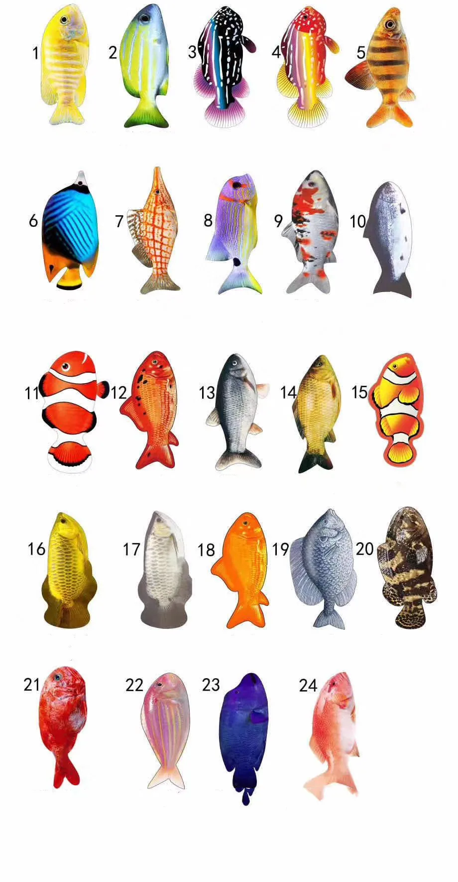 Pet Soft Plush 3d Fish Shape Cat Toy Interactive Gifts Fish Catnip Toys ...